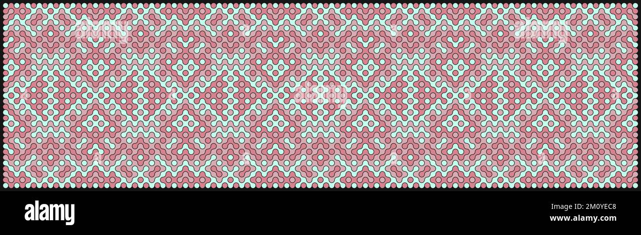 Random color rounded truchet tiling illustration Stock Vector Image ...