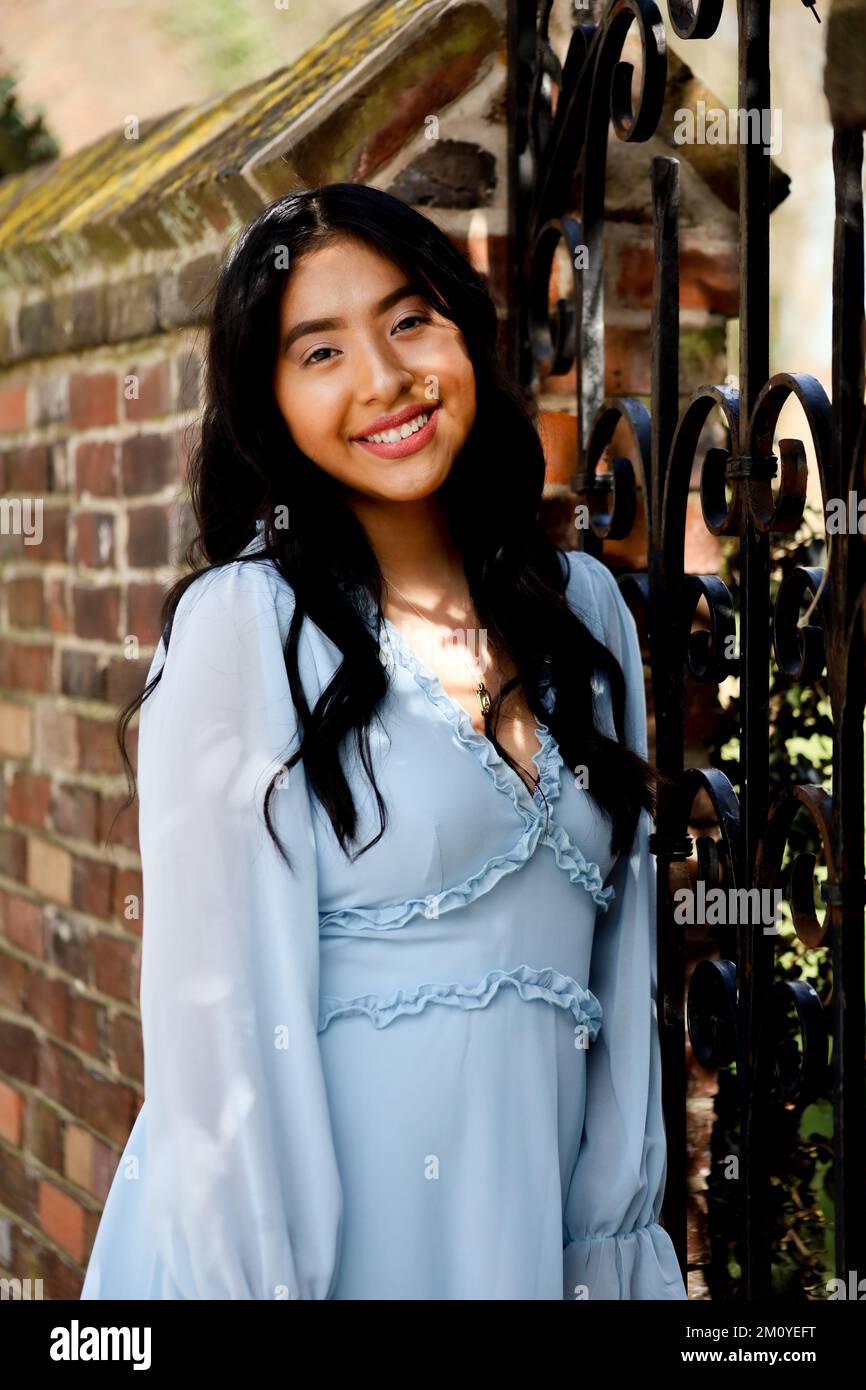 Girl in dress fashion beautiful Stock Photo - Alamy