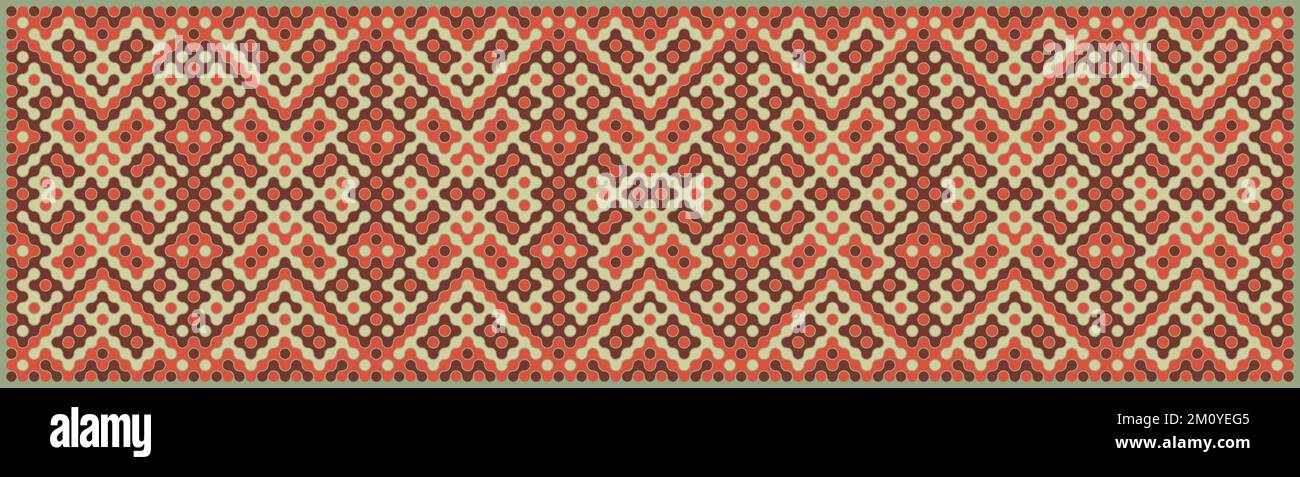 Random color rounded truchet tiling illustration Stock Vector Image ...