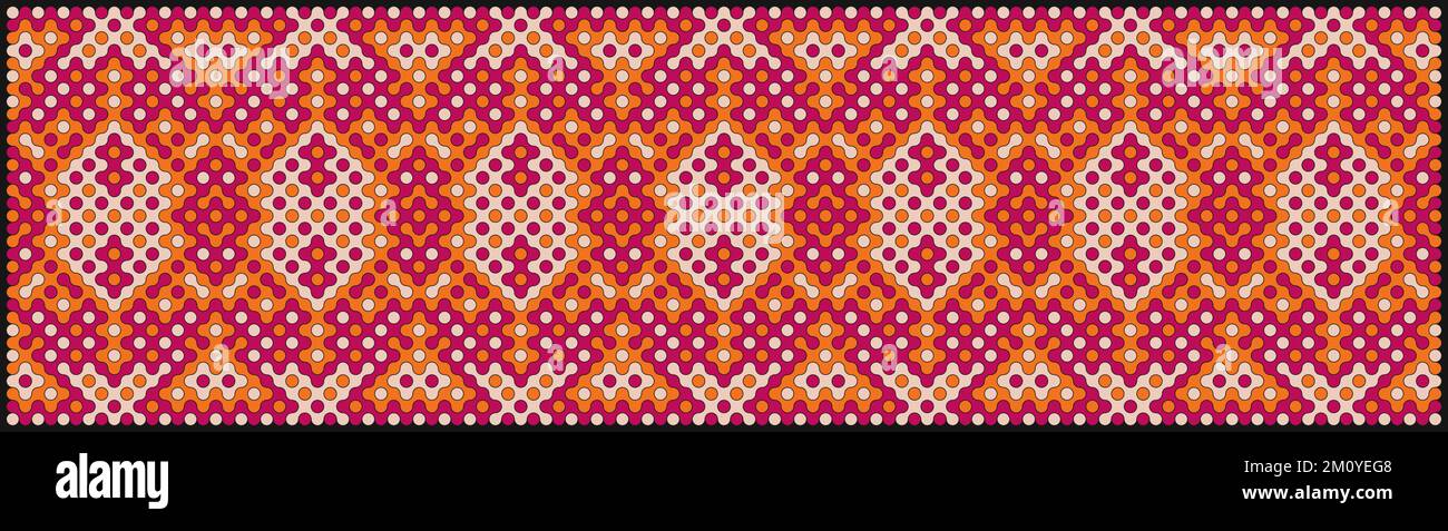 Random color rounded truchet tiling illustration Stock Vector Image ...