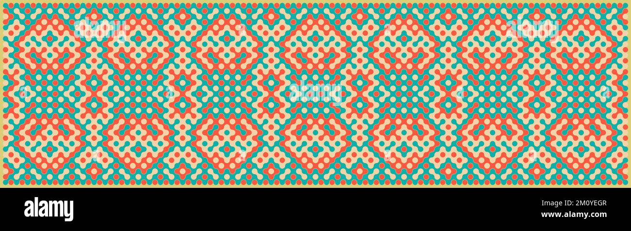 Random color rounded truchet tiling illustration Stock Vector Image ...