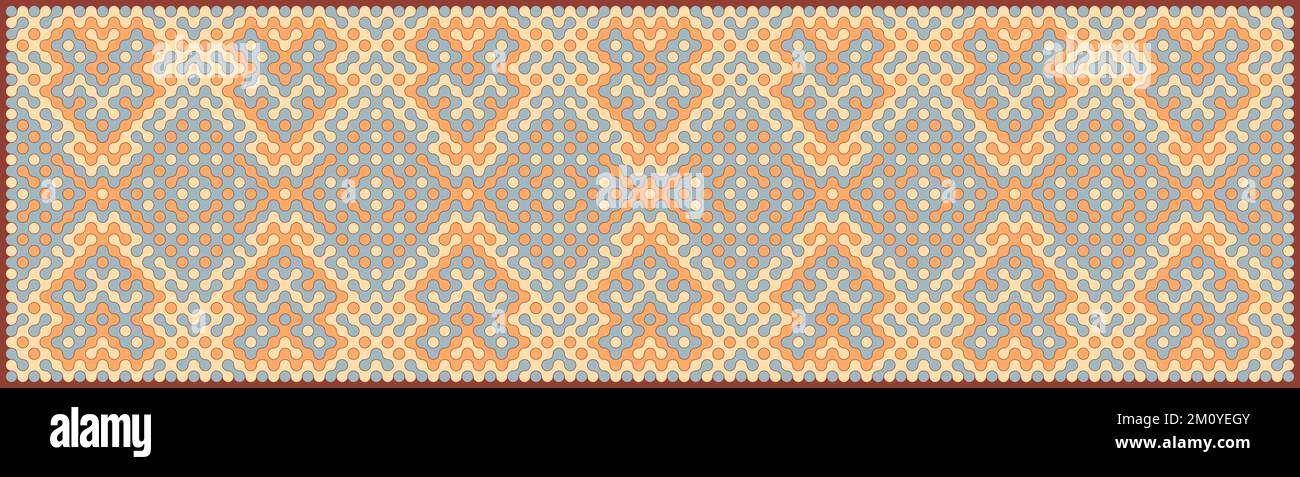 Random color rounded truchet tiling illustration Stock Vector Image ...