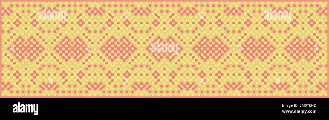 Random color rounded truchet tiling illustration Stock Vector Image ...