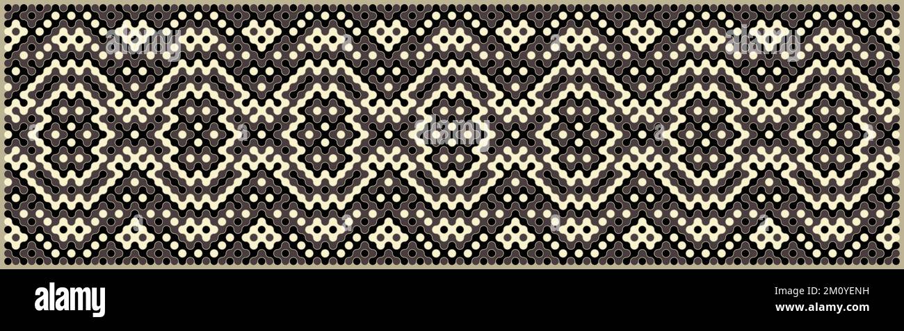 Random color rounded truchet tiling illustration Stock Vector Image ...