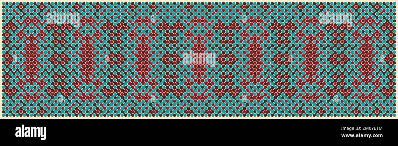 Random color rounded truchet tiling illustration Stock Vector Image ...