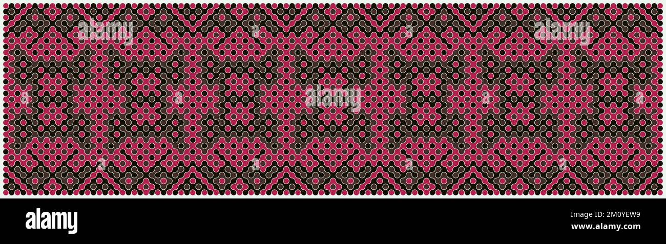 Random color rounded truchet tiling illustration Stock Vector Image ...