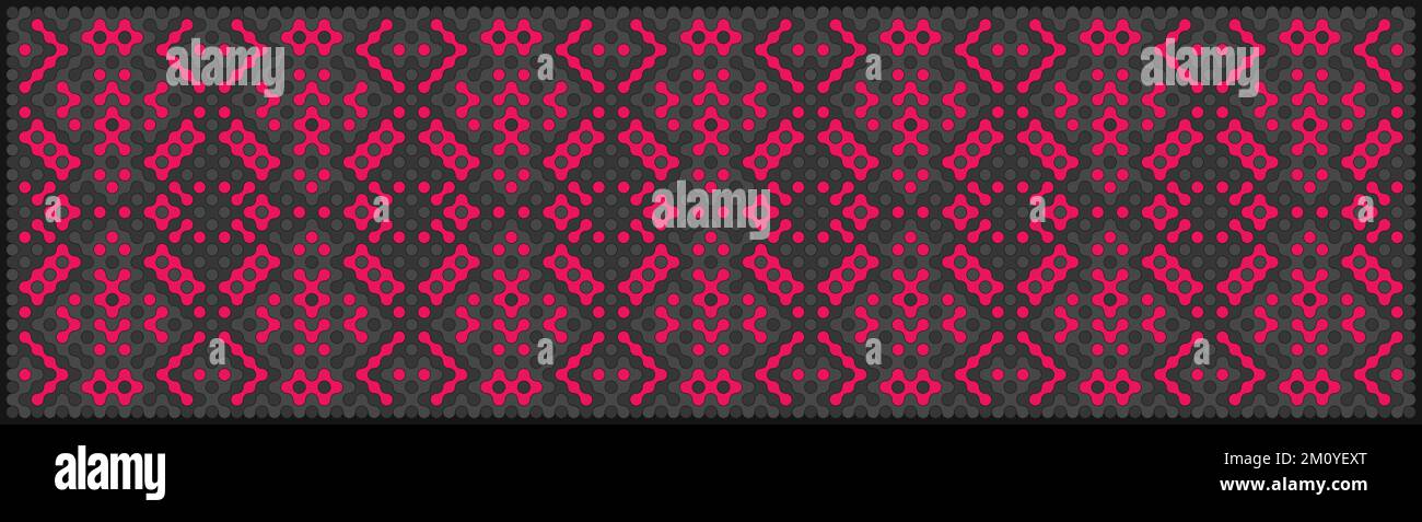 Random color rounded truchet tiling illustration Stock Vector Image ...