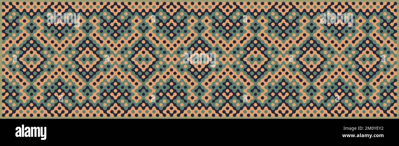 Random color rounded truchet tiling illustration Stock Vector Image ...