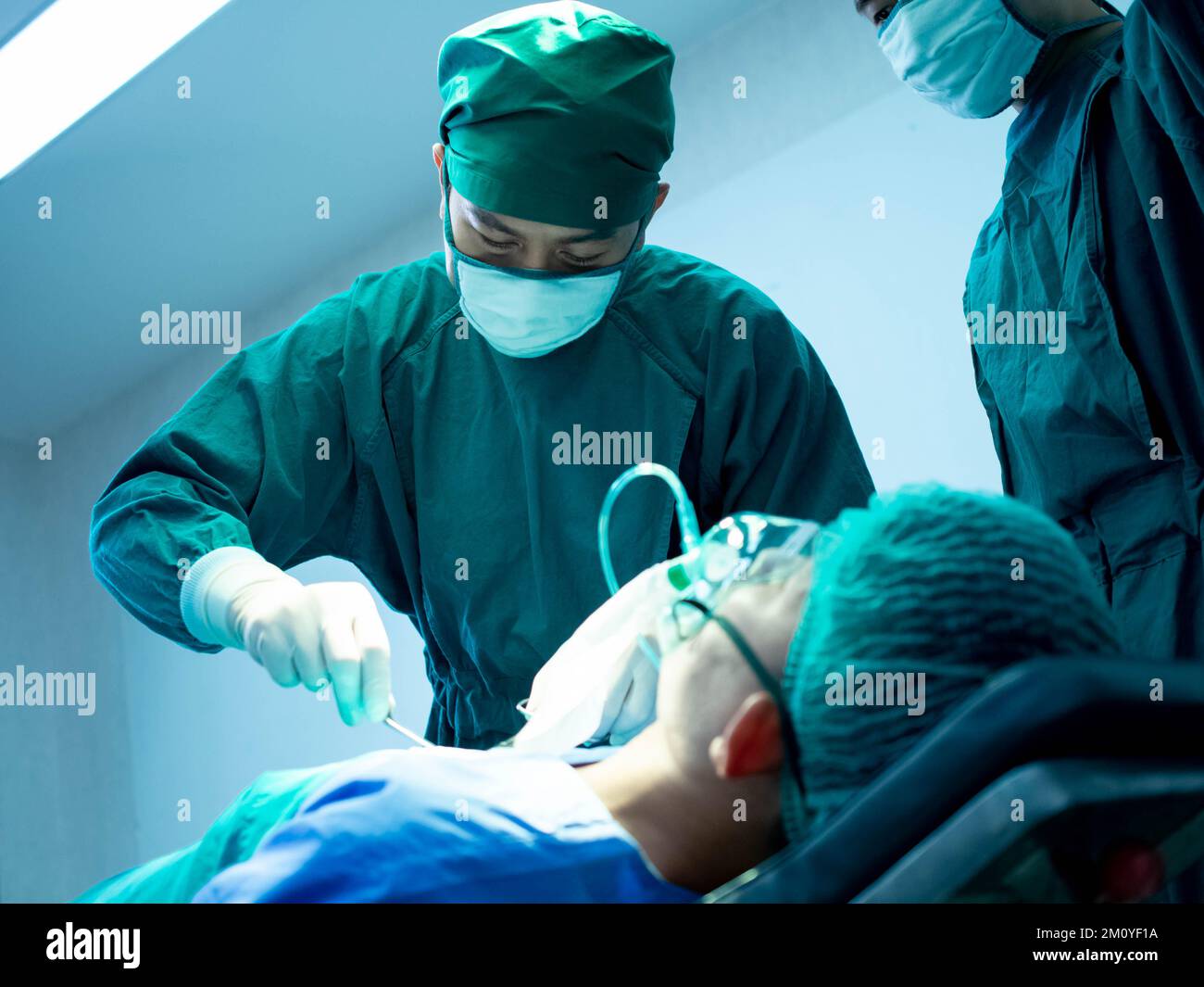 Doctor nurse person wear uniform hospital clinic ward emergency room ...