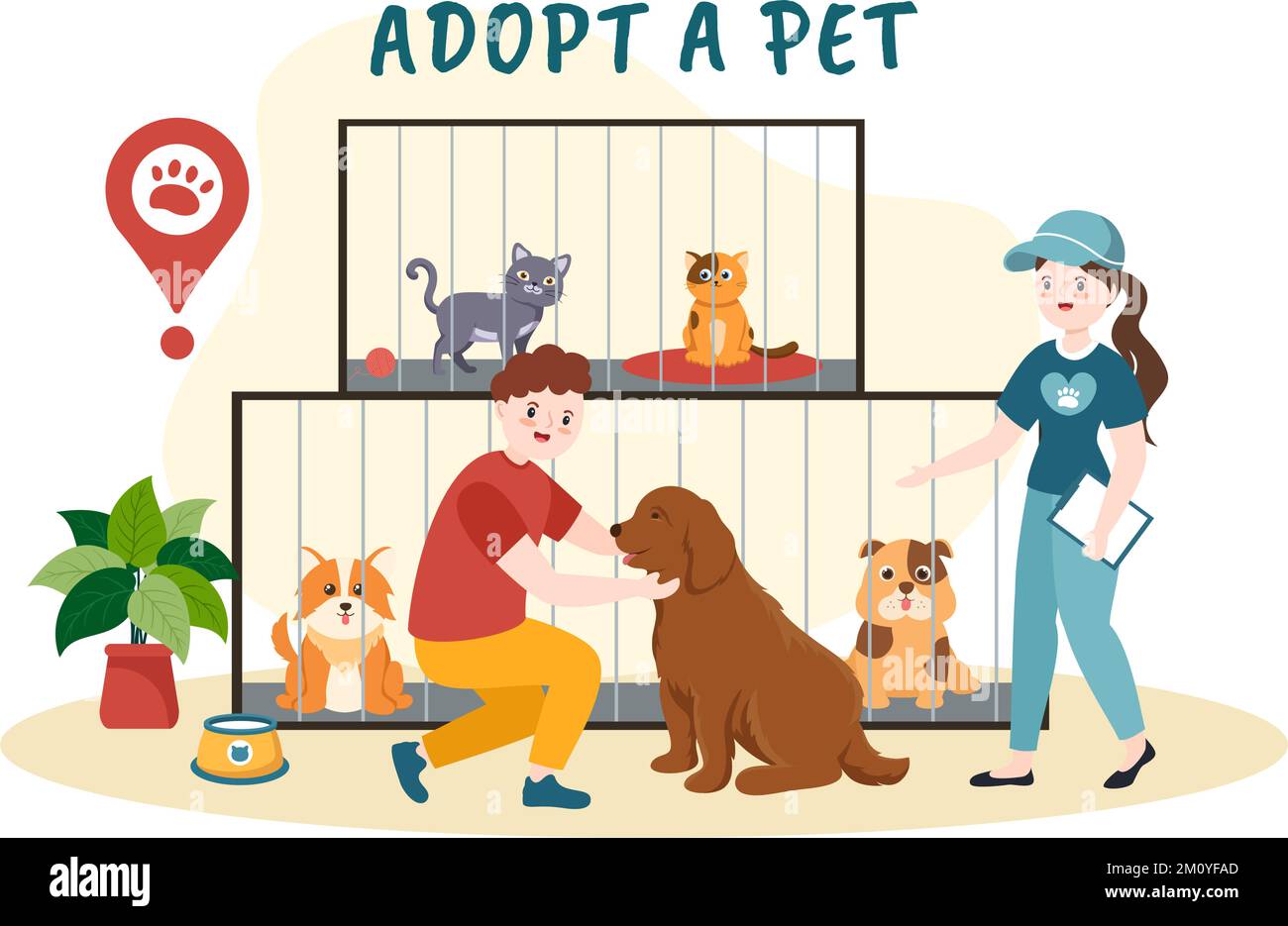 Adopt a Pet From an Animal Shelter in the Form of Cats or Dogs to Care ...