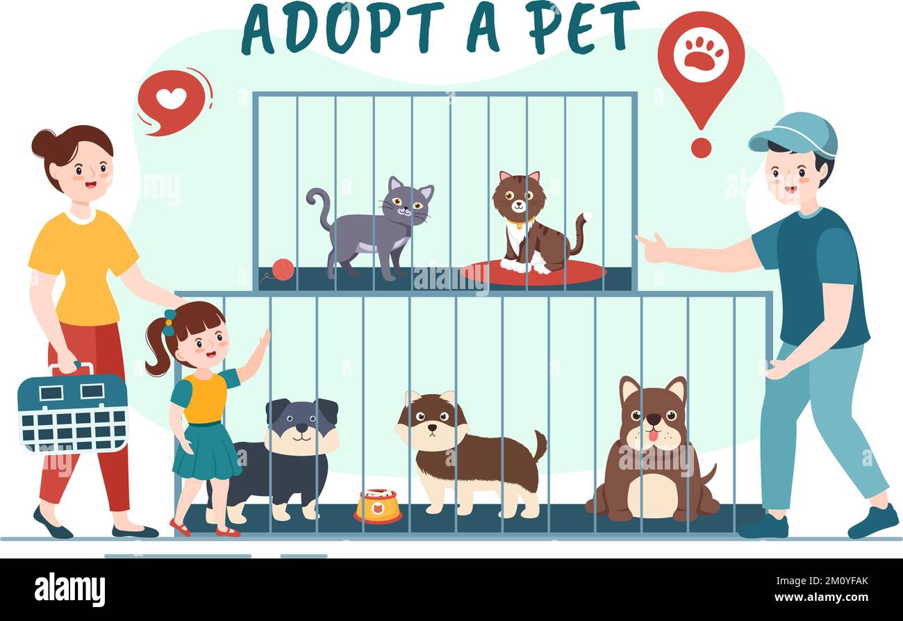 Adopt a Pet From an Animal Shelter in the Form of Cats or Dogs to Care ...