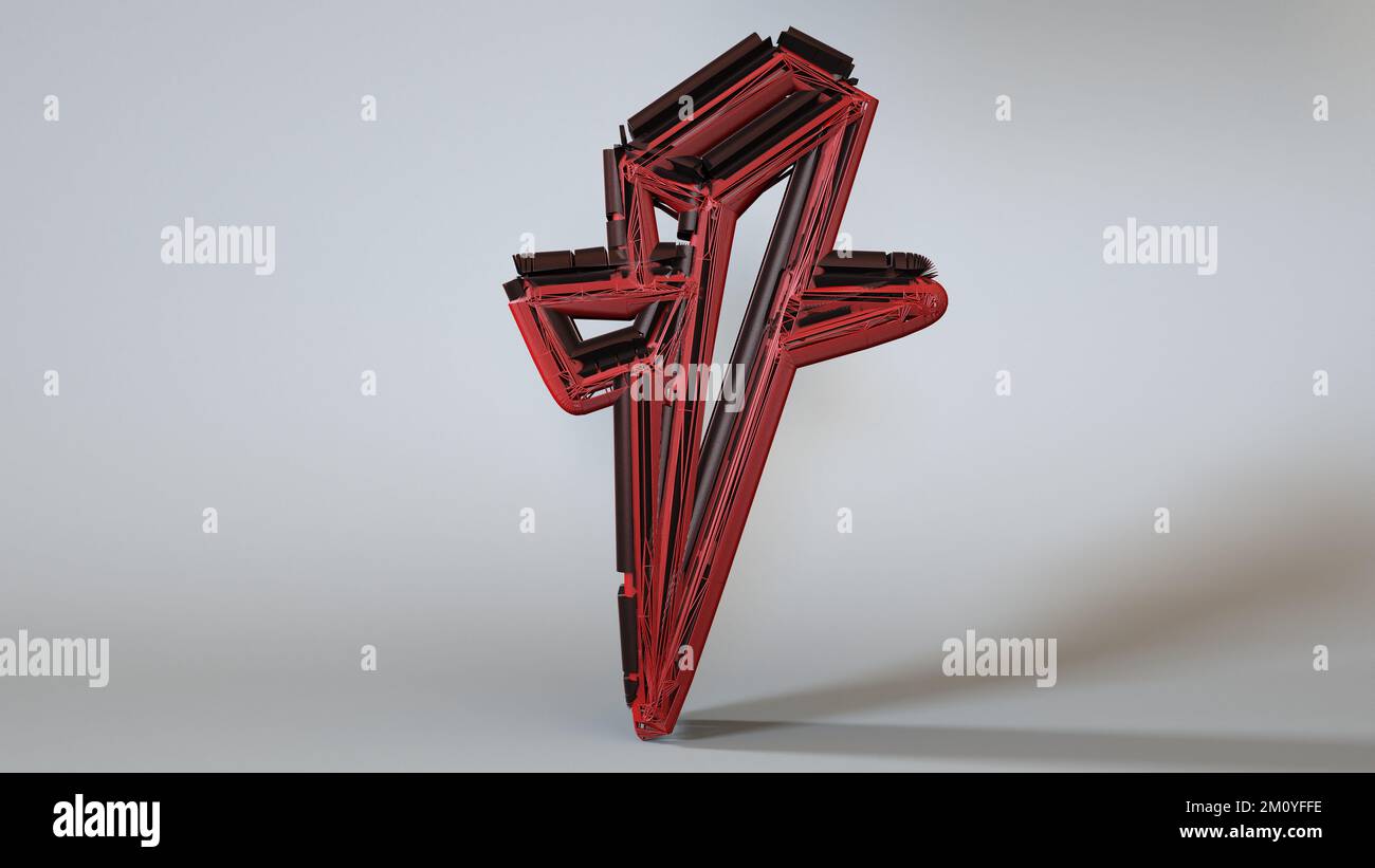 A 3D Illustration of the Christian cross. Artists, Designers, Pattern ...