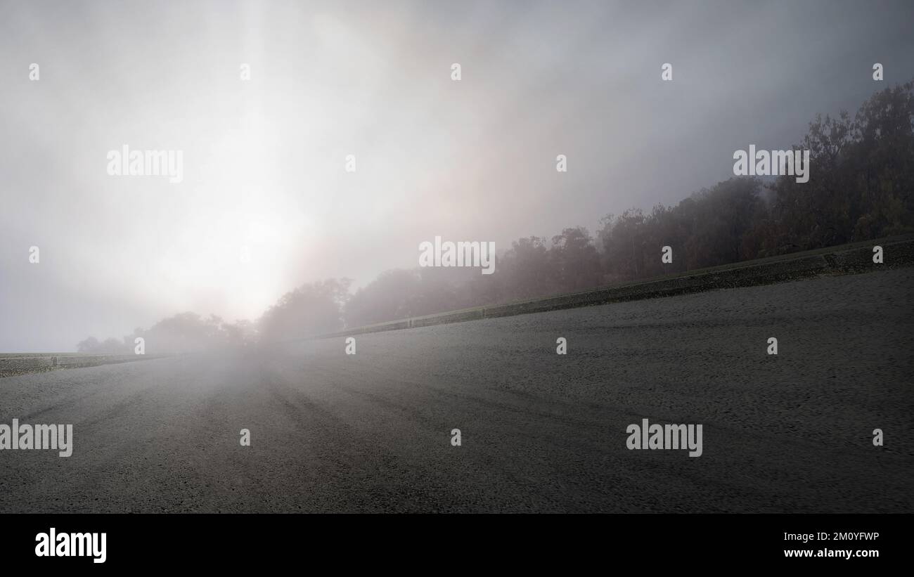 Asphalt road with dramatic sky background Stock Photo - Alamy