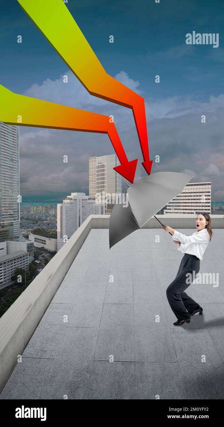 Falling arrow hi-res stock photography and images - Alamy