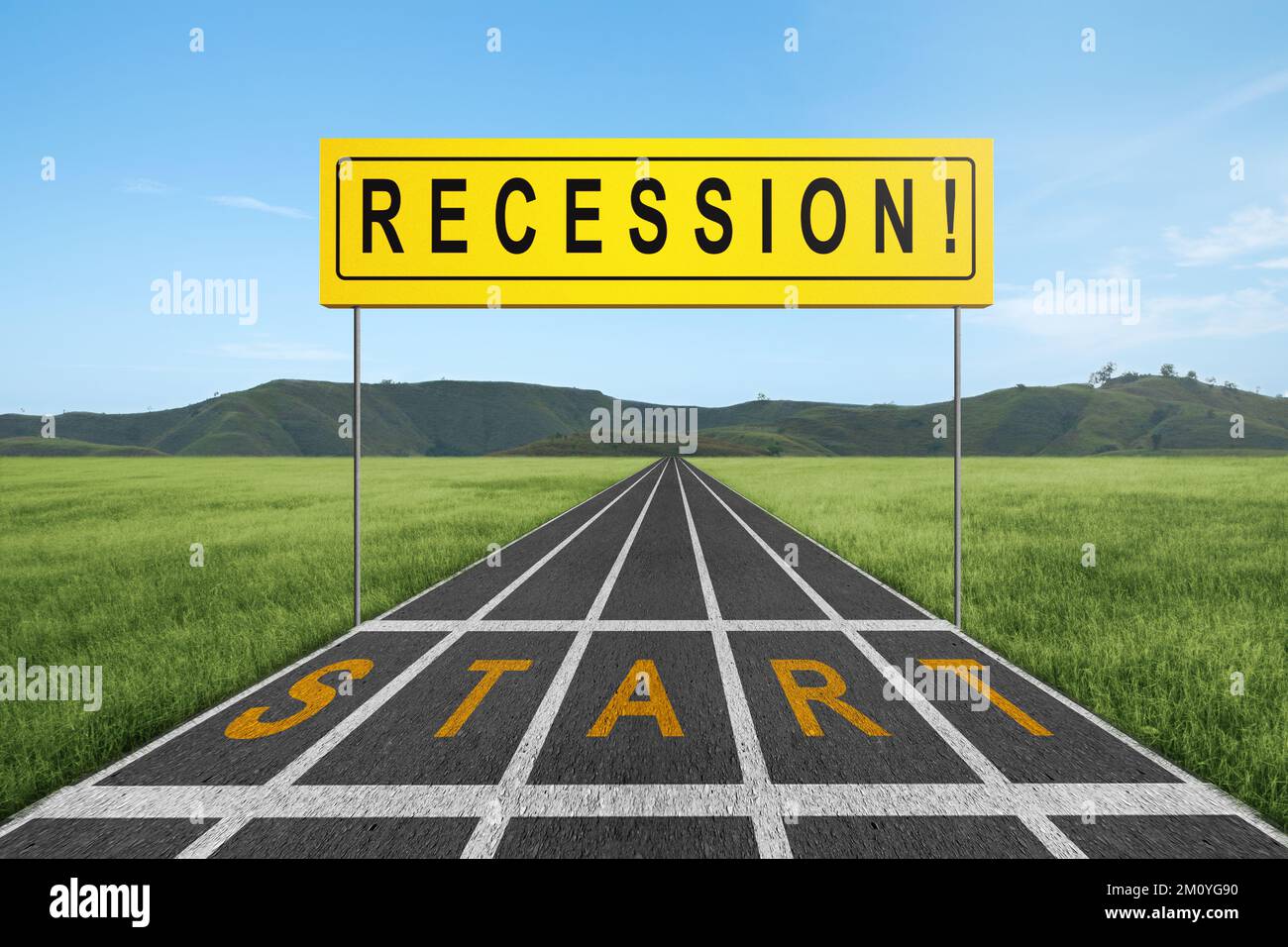 Starting arrow sign hi-res stock photography and images - Alamy