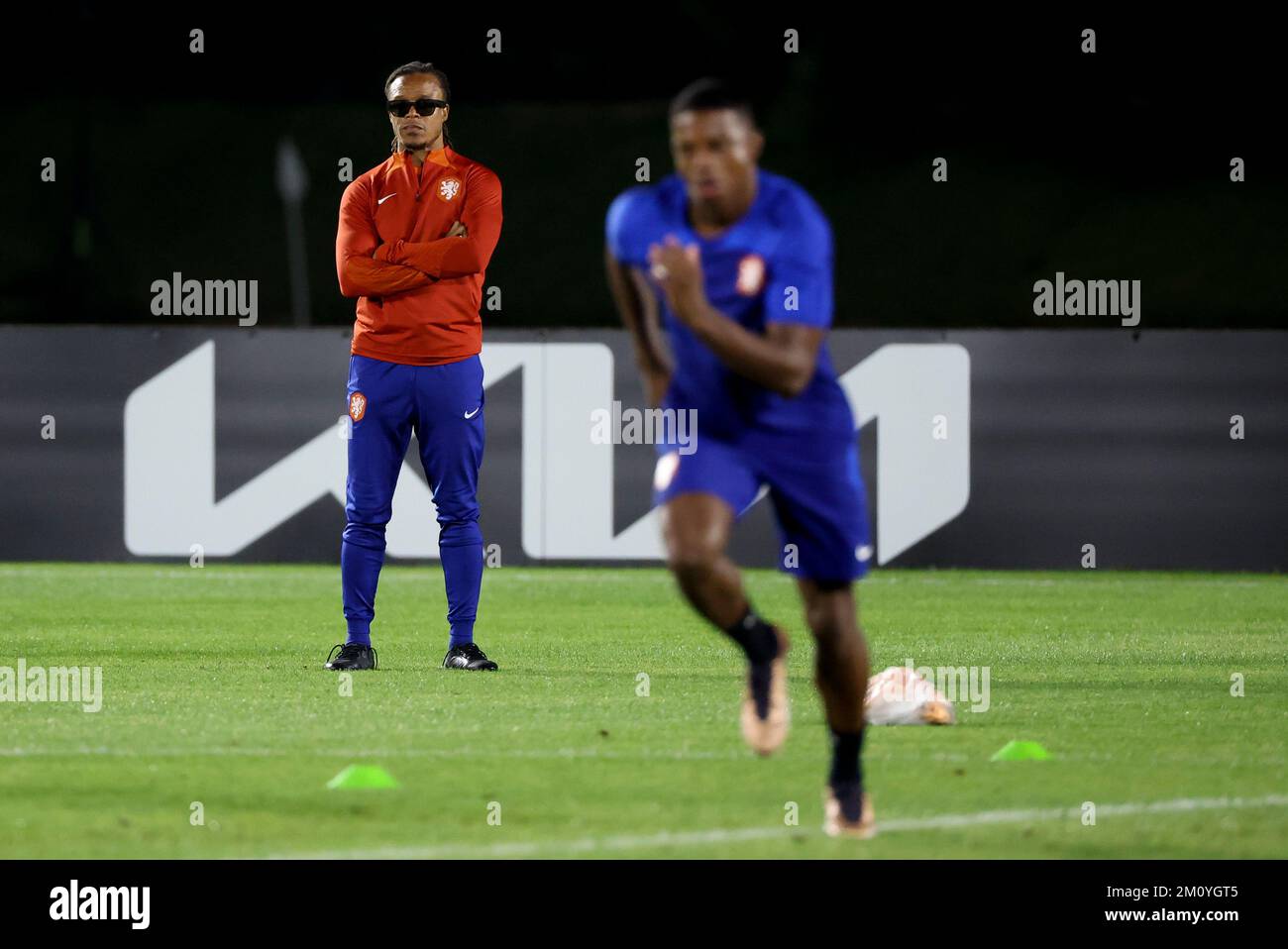 Doha, Qatar - December 8, 2022, Assistant-coach of Netherlands Edgar ...