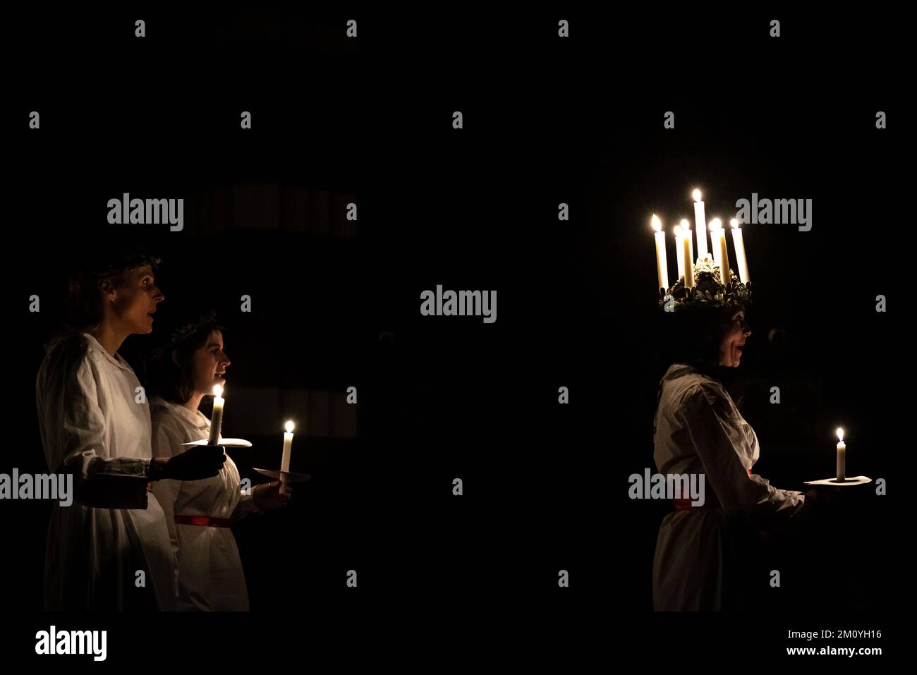 London, UK. 8th December, 2022. Sankta Lucia celebrations at St Michael ...