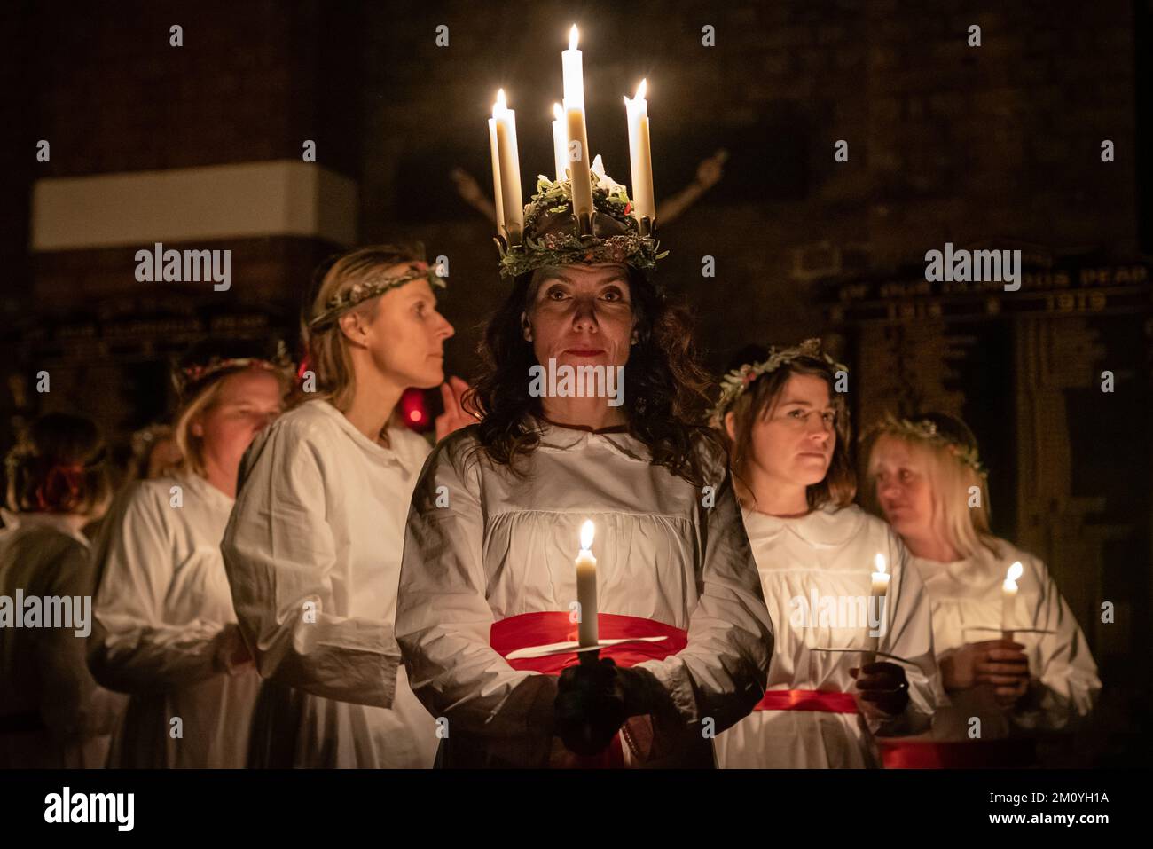 London, UK. 8th December, 2022. Sankta Lucia celebrations at St Michael ...