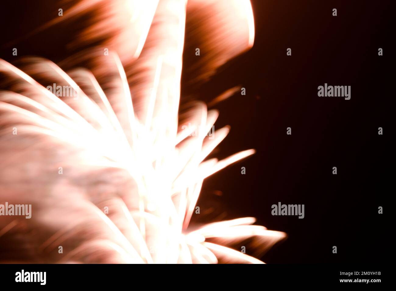 Abstract firework background with free space for text Stock Photo - Alamy