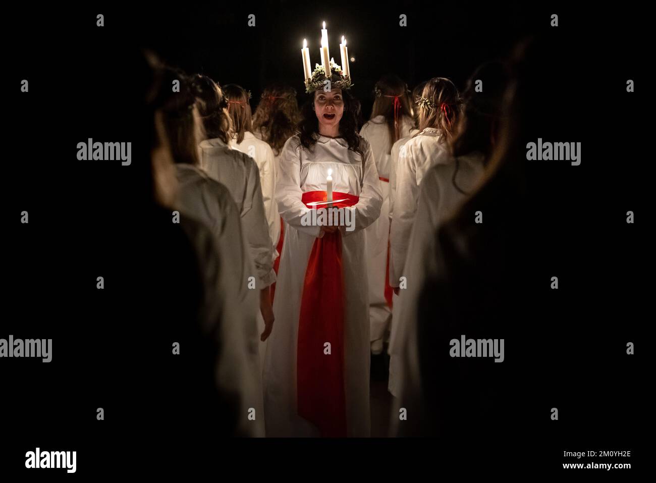 London, UK. 8th December, 2022. Sankta Lucia celebrations at St Michael ...