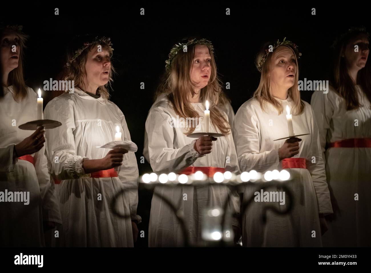 London, UK. 8th December, 2022. Sankta Lucia celebrations at St Michael ...