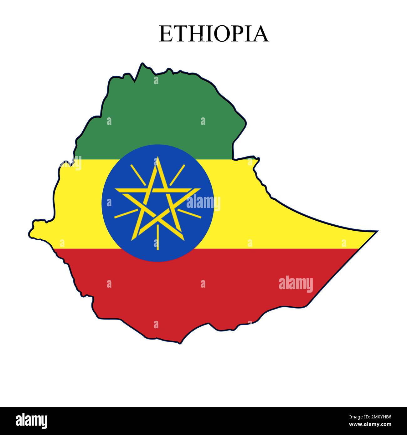 Ethiopia map vector illustration. Global economy. Famous country ... Ethiopia map vector illustration. Global economy. Famous country ...