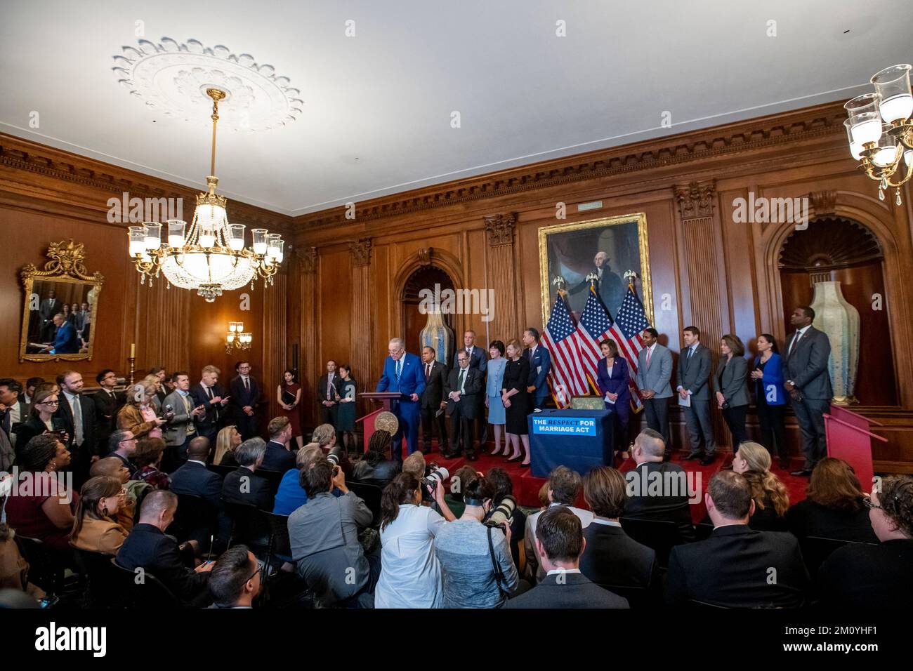 United States Senate Majority Leader Chuck Schumer (Democrat of New ...