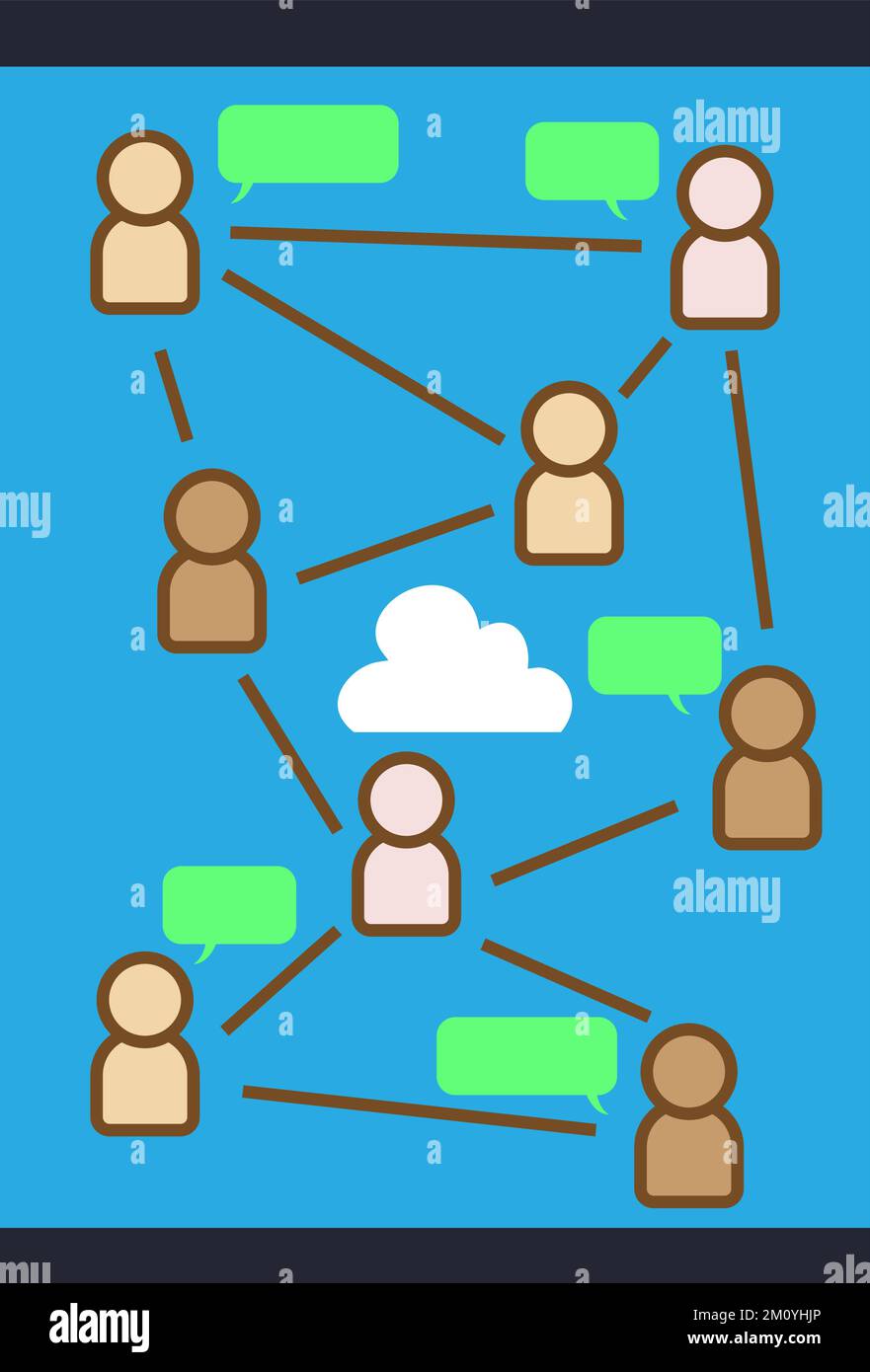 Short distribution network Stock Vector Images - Alamy