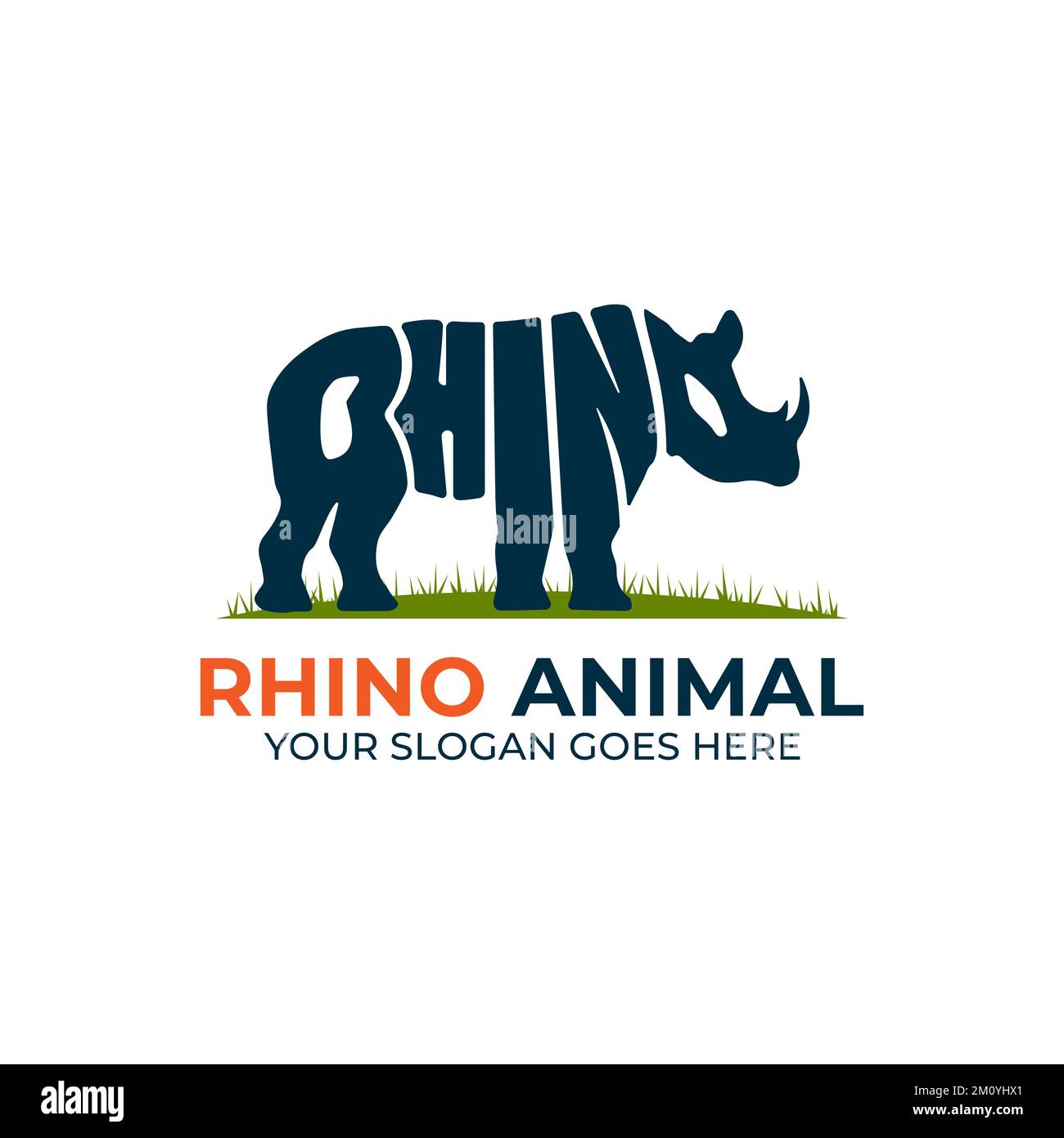 Goat Animal logo design vector with warp text silhouette Stock Vector ...