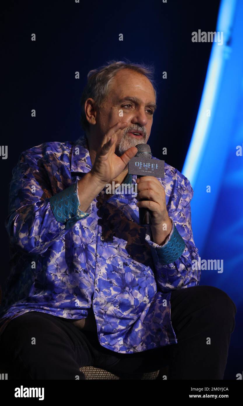 09th Dec, 2022. Publicity event for 'Avatar: The Way of Water' Jon ...