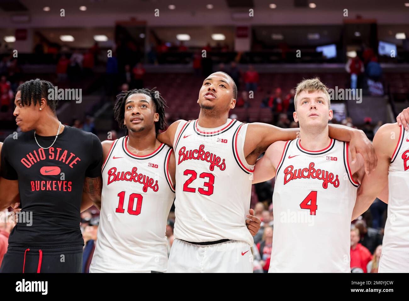 Columbus, Ohio, USA. 8th Dec, 2022. Ohio State Buckeyes guard Zed Key ...