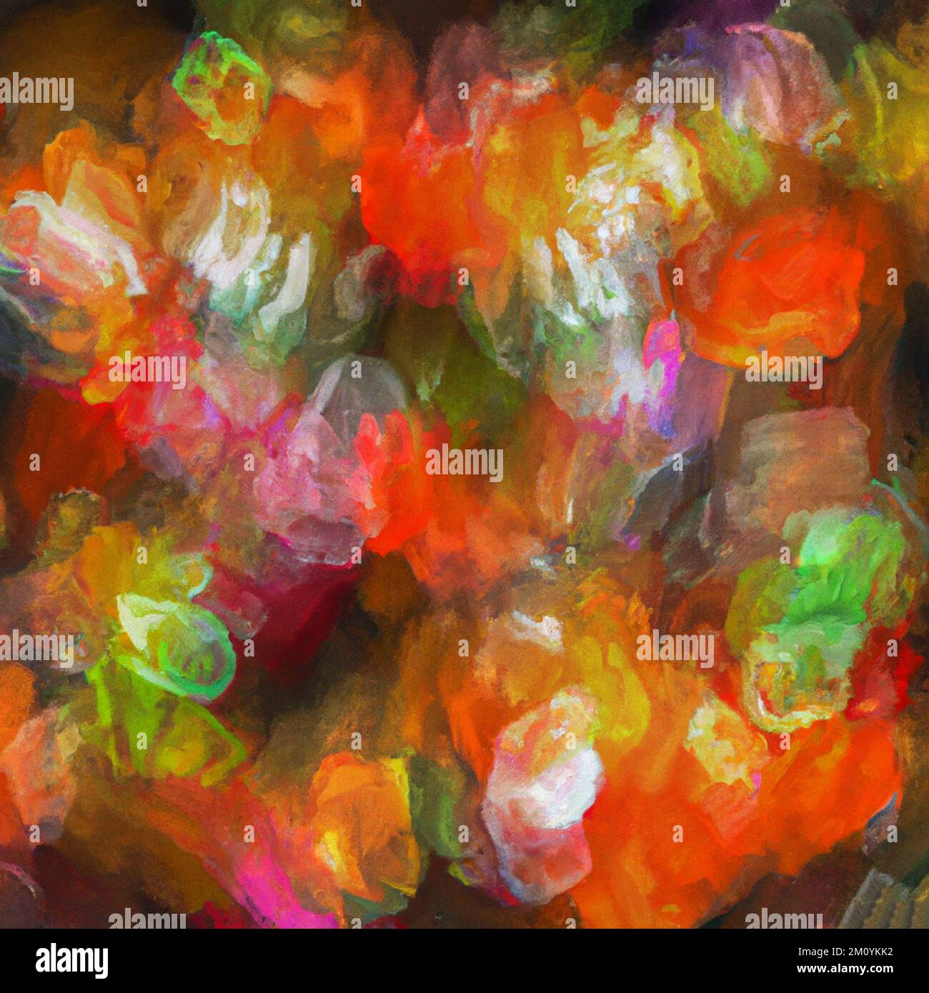 Painted backdrop illustration in many colors. This backdrop has ...