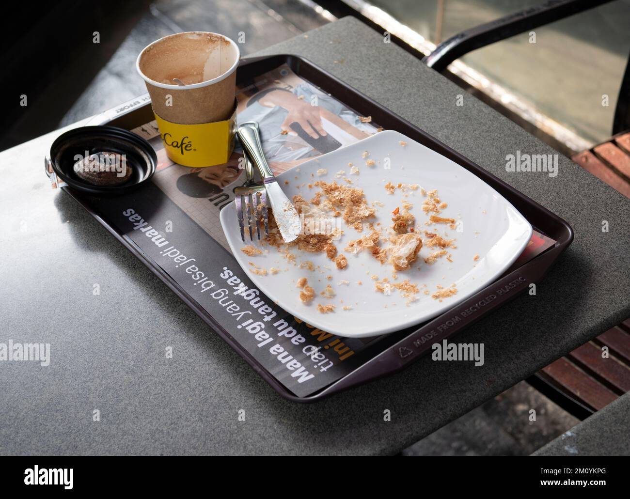 Leftover meal room service hi-res stock photography and images - Alamy