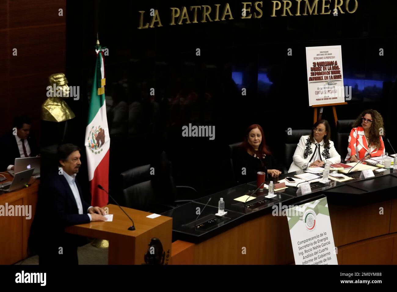 Non Exclusive: December 8, 2022, Mexico City, Mexico: Senator Napoleon ...