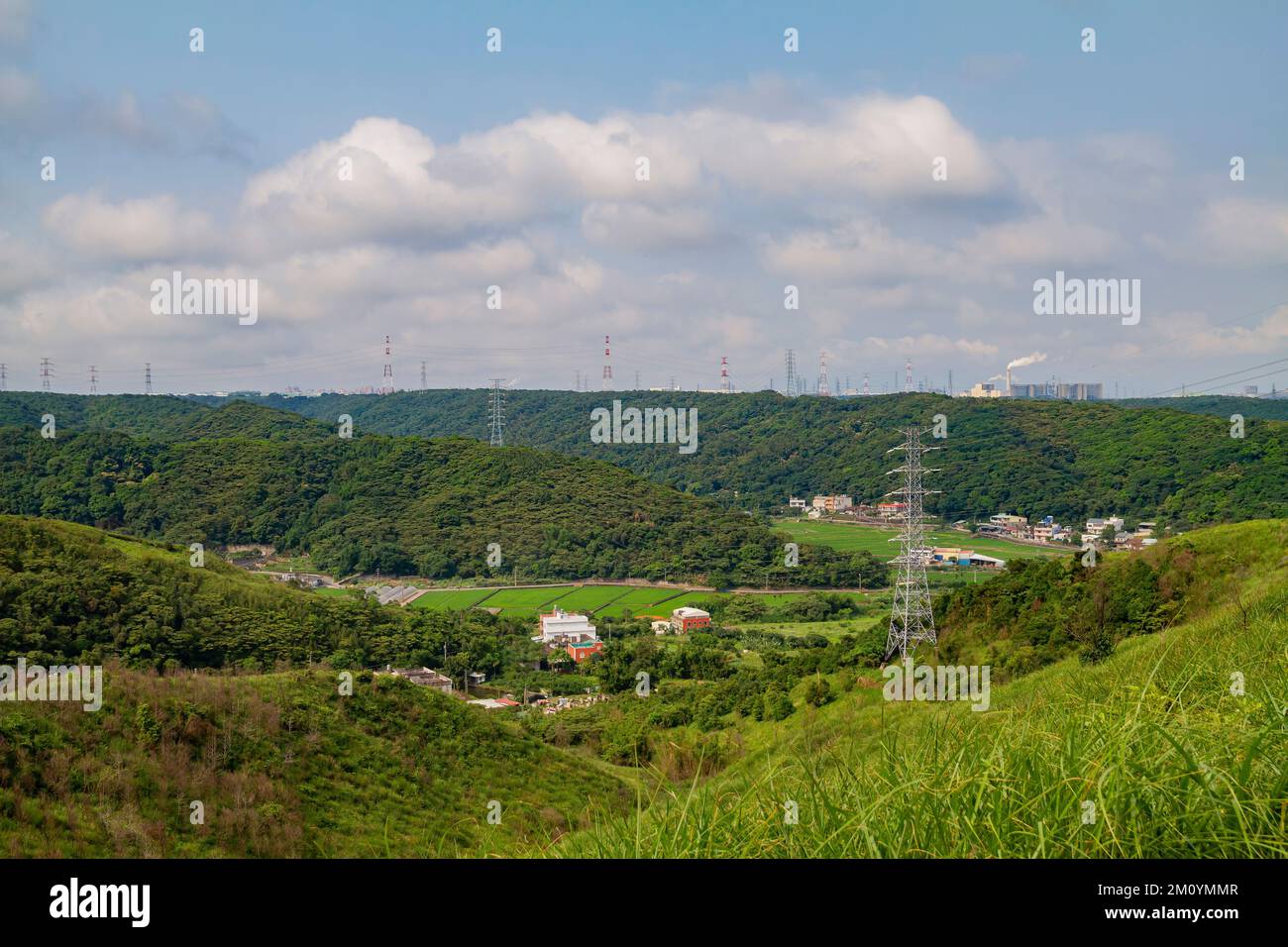 Nature landscape around the Pushin Ranch at Taiwan Stock Photo - Alamy