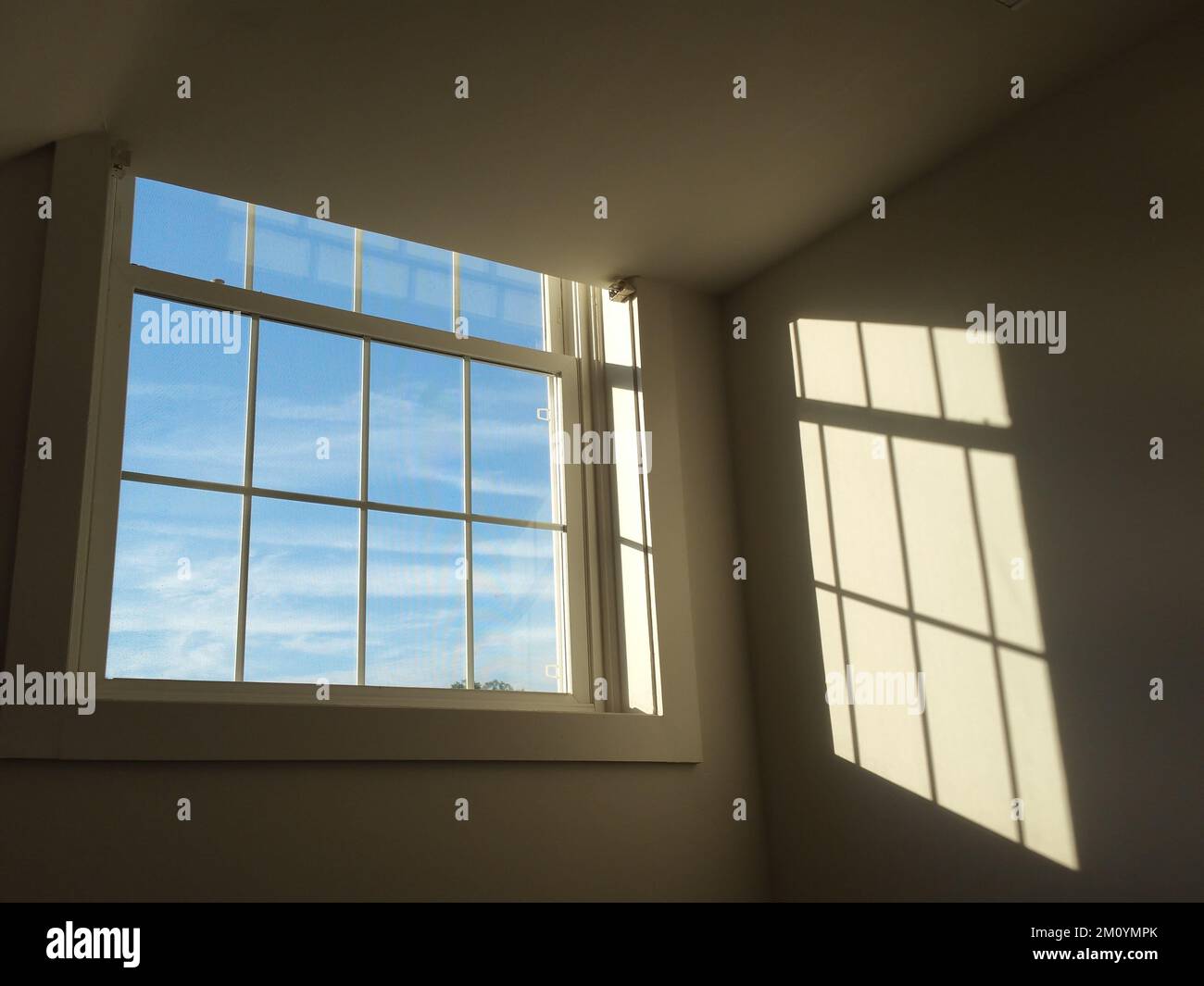 The bright sun shining on a window Stock Photo - Alamy
