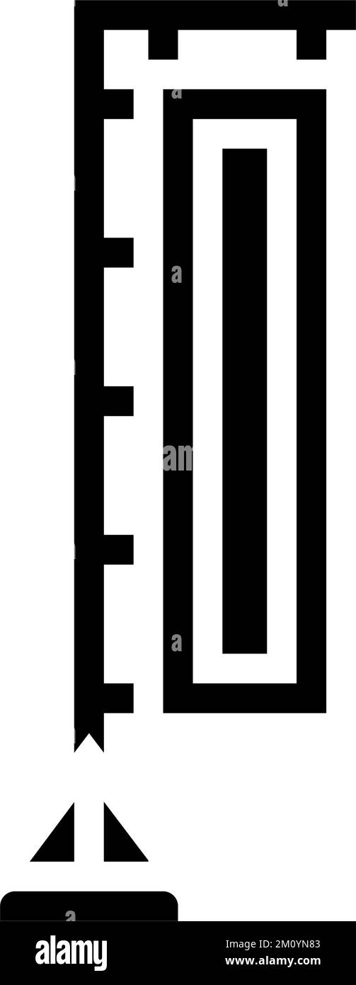 event flag glyph icon vector illustration Stock Vector Image & Art - Alamy