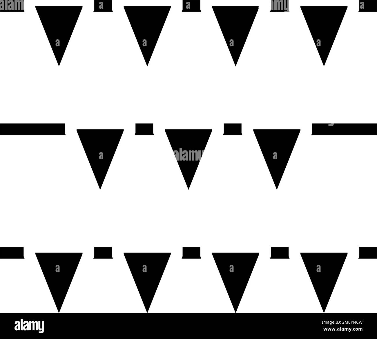 pennant flag start glyph icon vector illustration Stock Vector Image ...