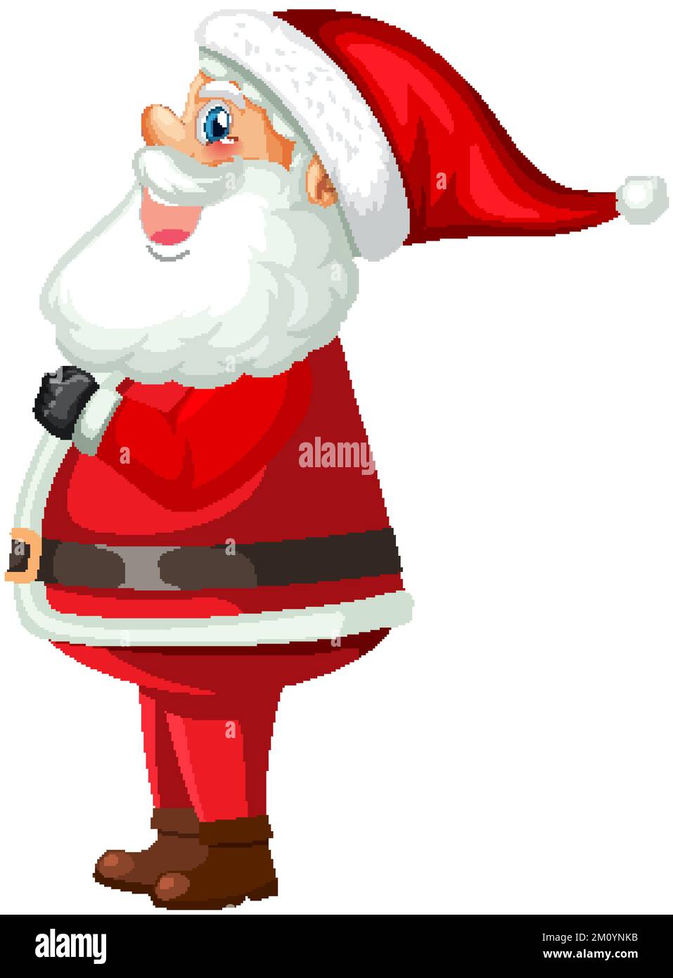 Side view of Santa Claus illustration Stock Vector Image & Art - Alamy