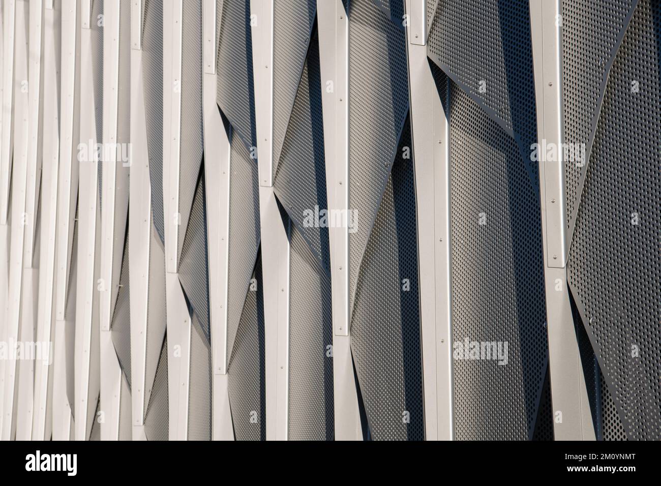 Grey steel cladding texture hi-res stock photography and images - Alamy