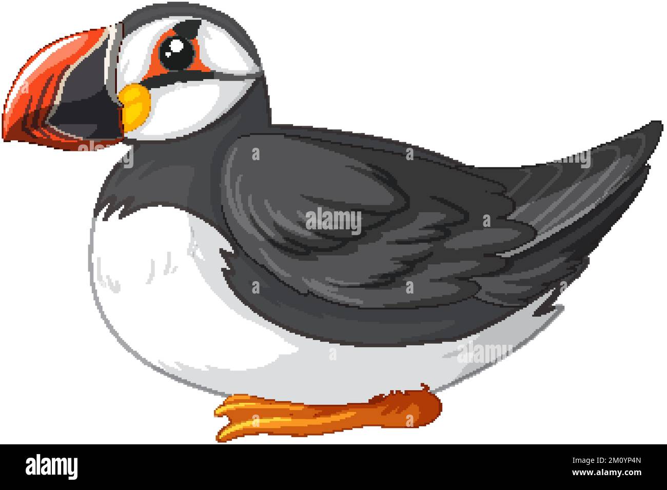 Flying puffin bird Stock Vector Images - Alamy