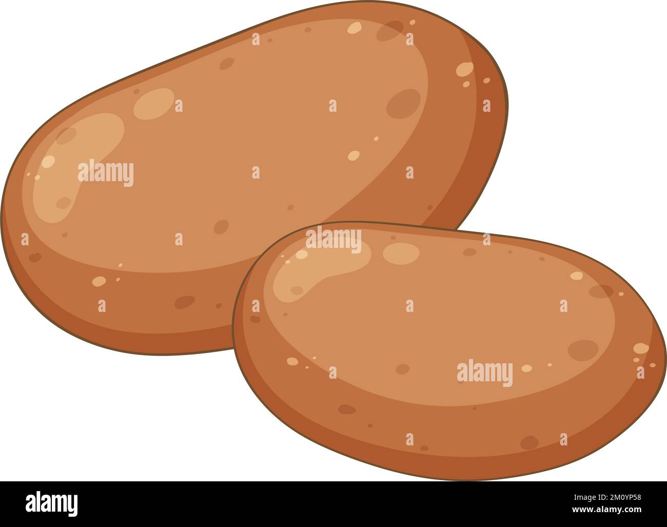 Isolated potato cartoon simple style illustration Stock Vector Image ...