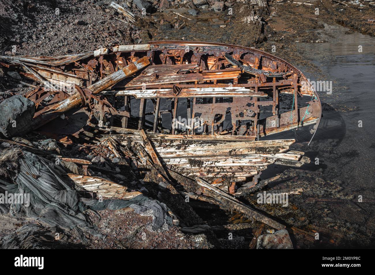 Ship graveyard on desolate hi-res stock photography and images - Alamy