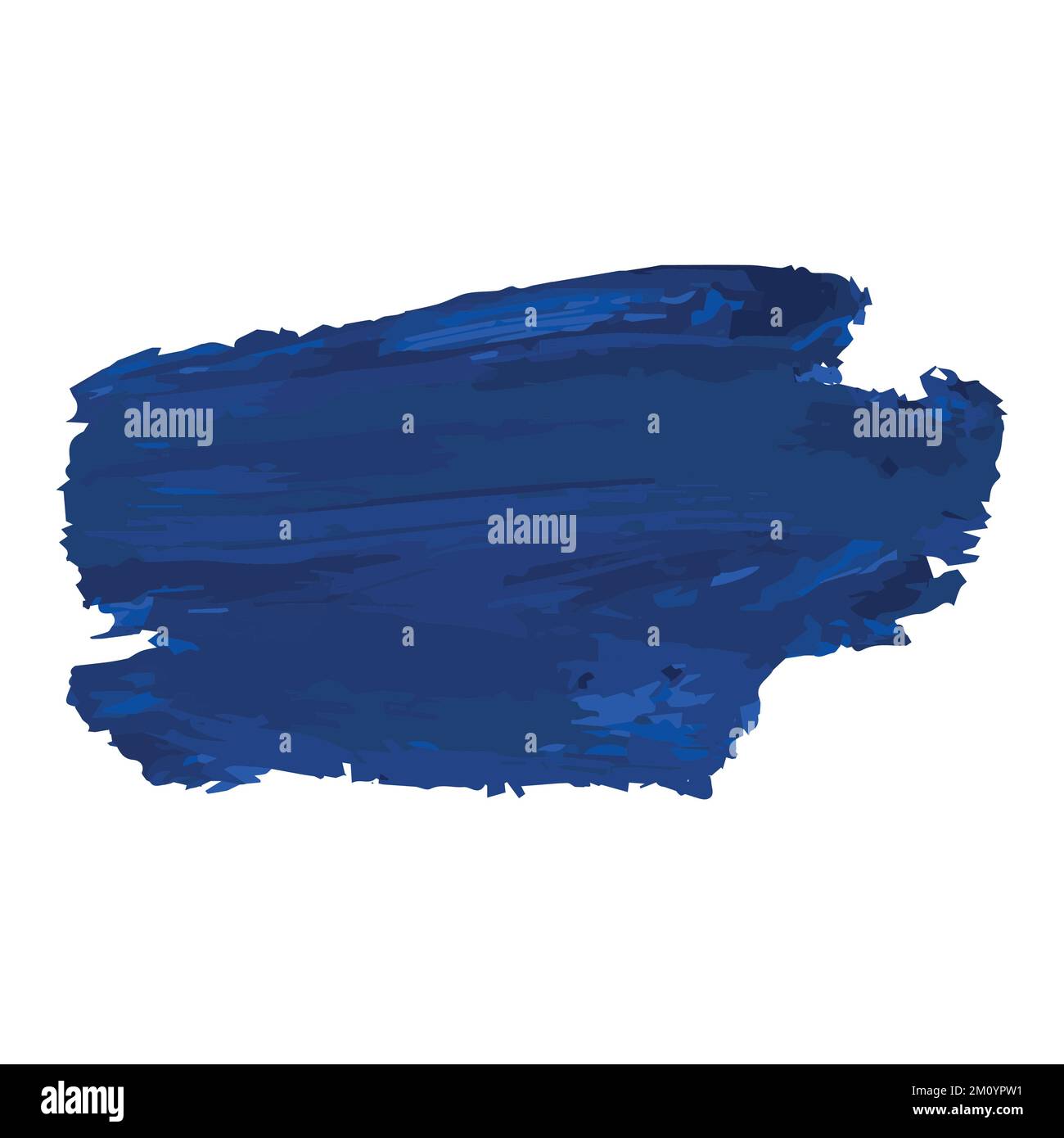 Blue brush stroke acrylic paint texture design vector. Art design for ...