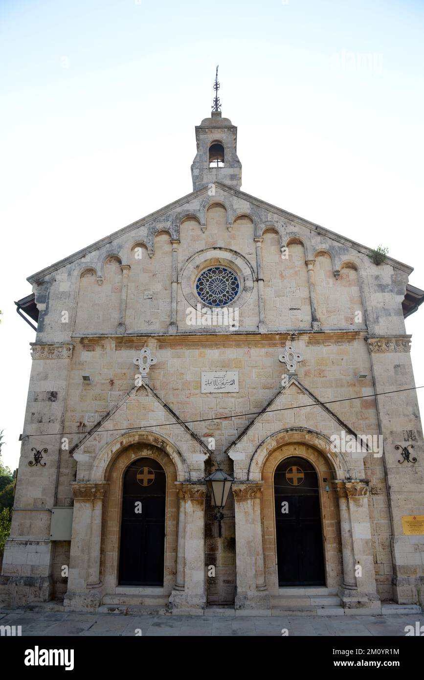 St. Paul’s Arab Episcopal Church built in 1873. Jerusalem, Israel Stock ...