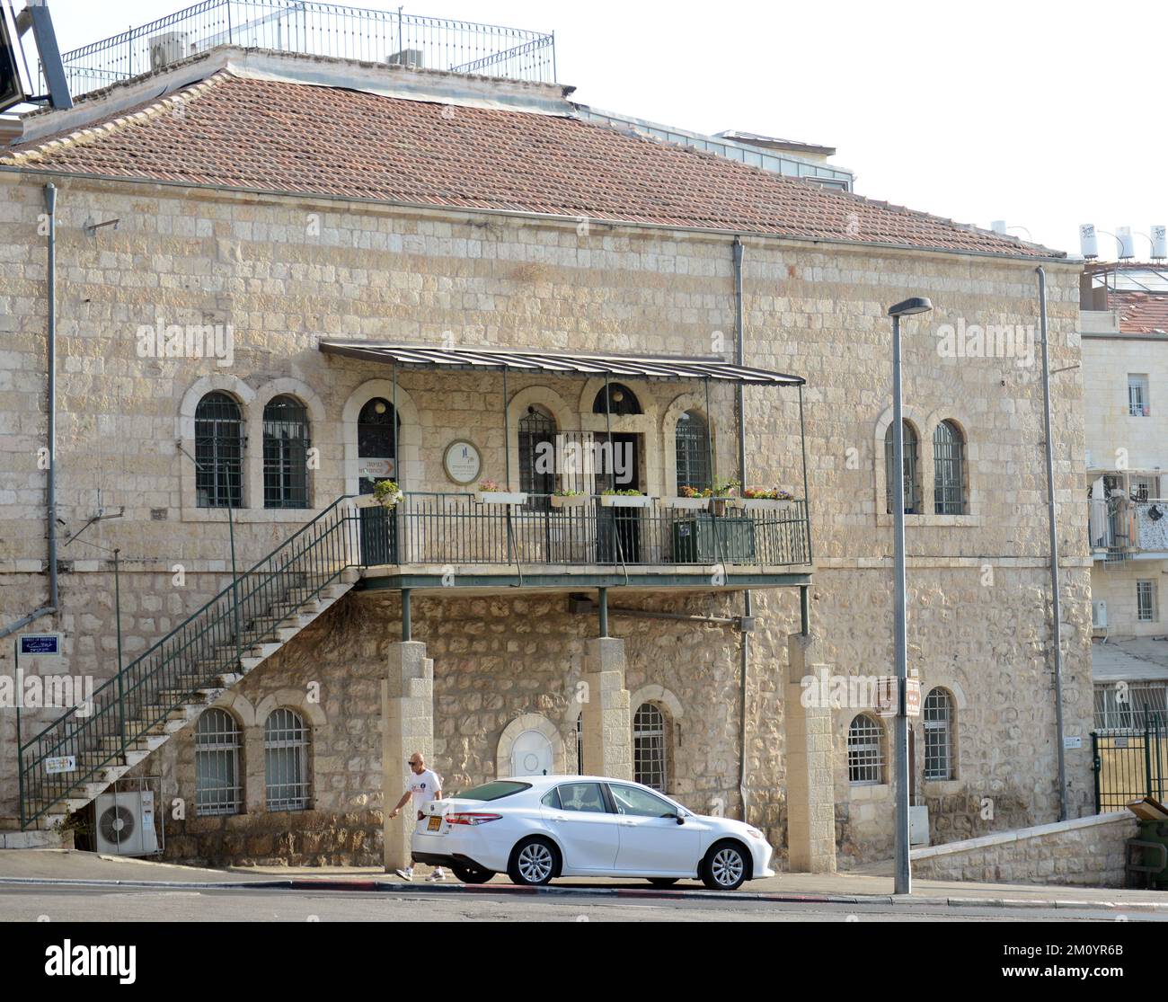 A beautiful early 20th century building at the corner of HaNevim street ...