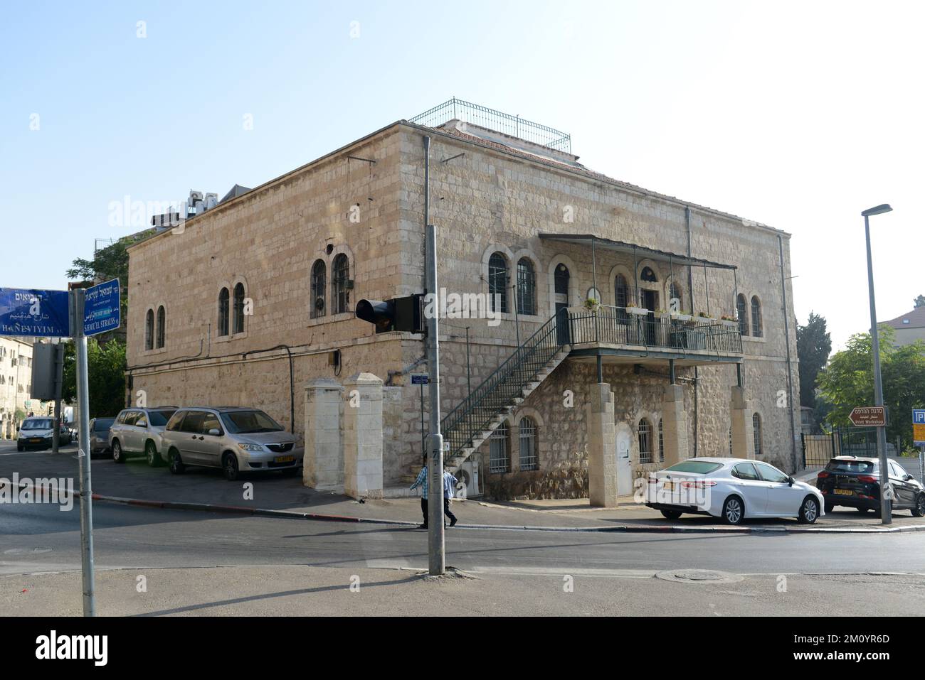 A beautiful early 20th century building at the corner of HaNevim street ...