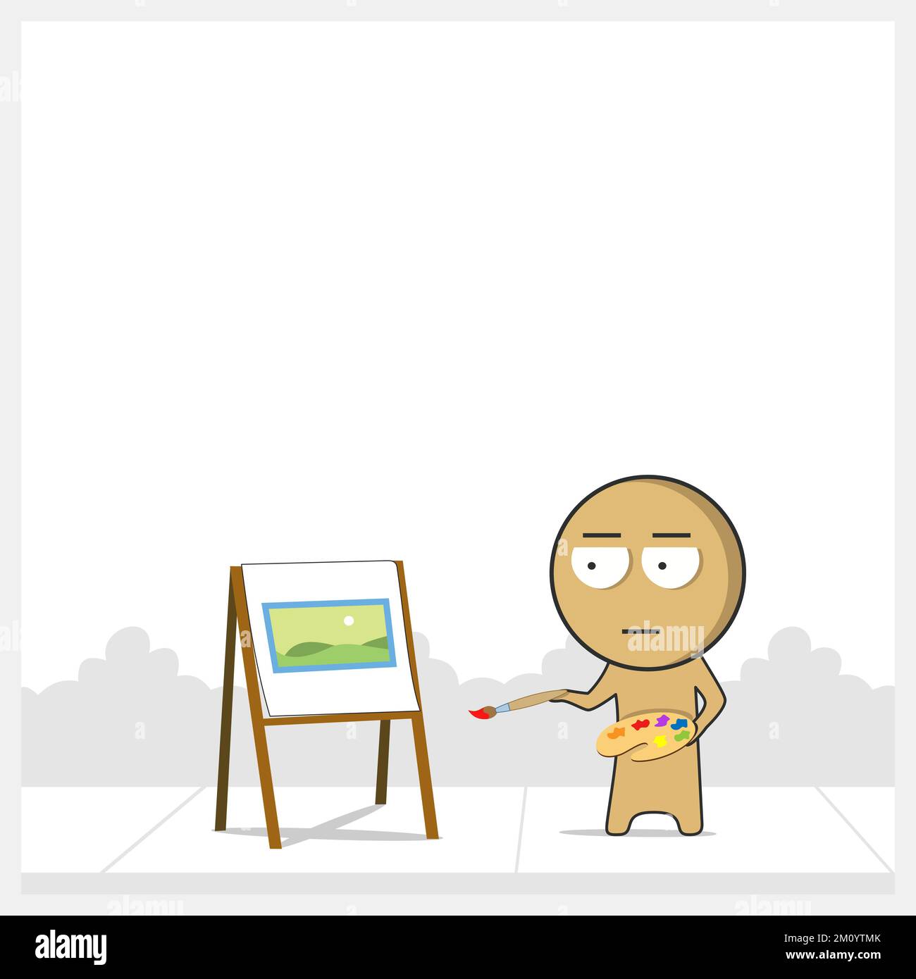 Man draws design Stock Vector Images - Alamy