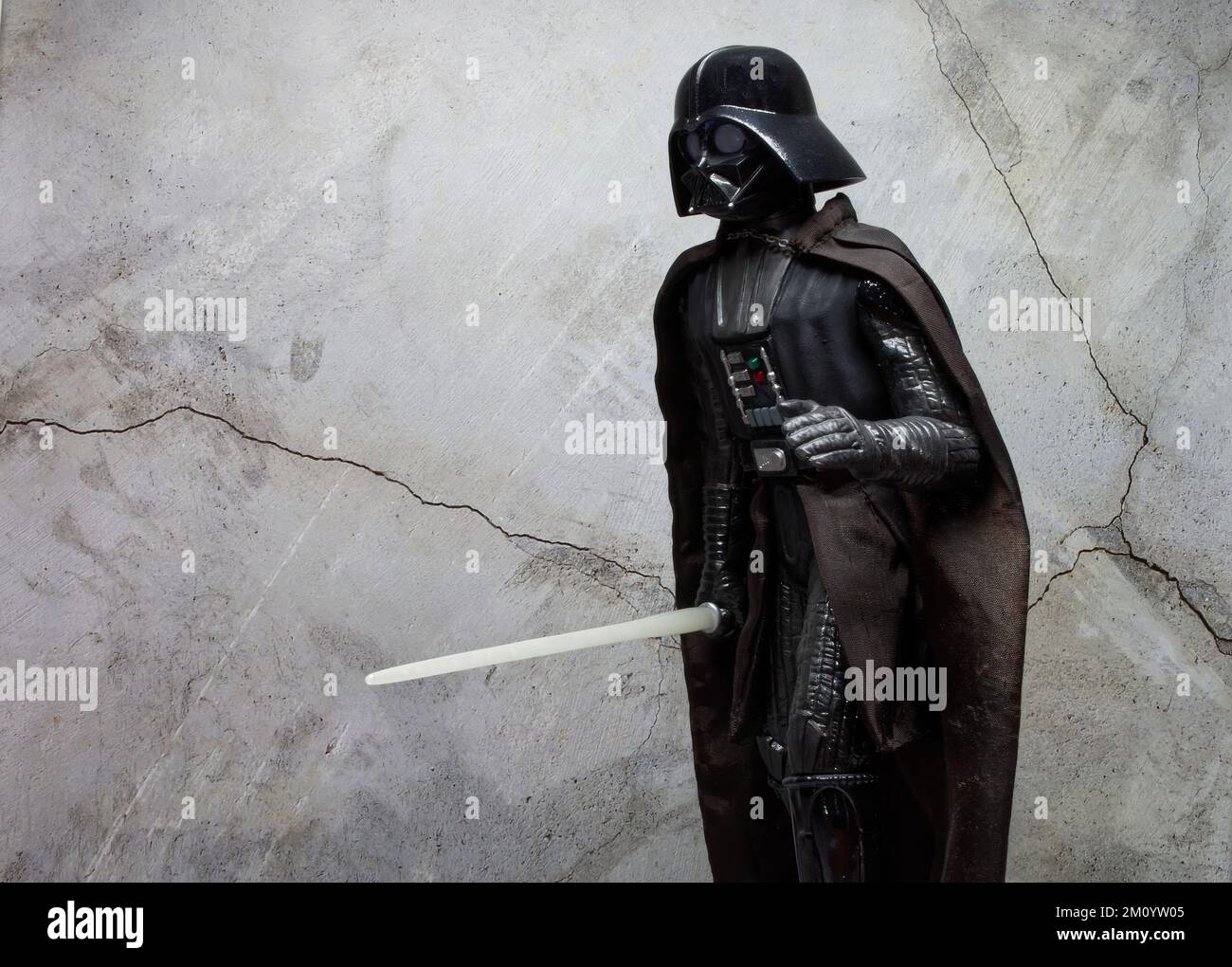 Darth Vader costume replica with light saber. Darth Vader is a ...