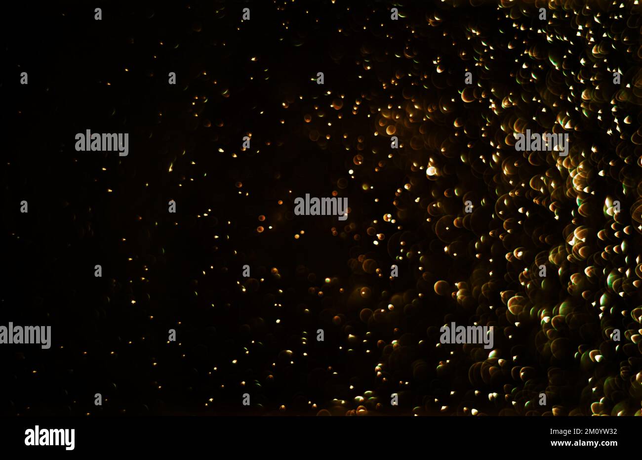 Light abstract dark bokeh christmas circle color glitter blurred black ...